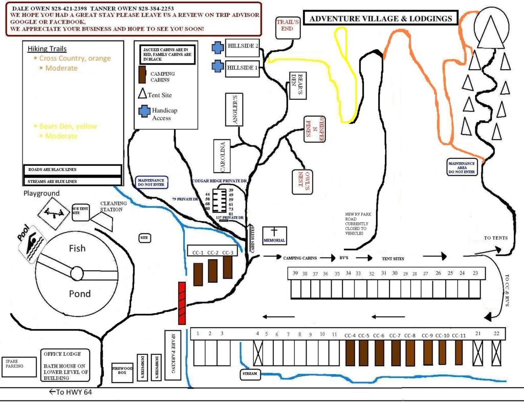 Village Map - The Adventure Village